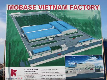 Acit cung cấp sản phẩm cho nhà máy mobase việt nam