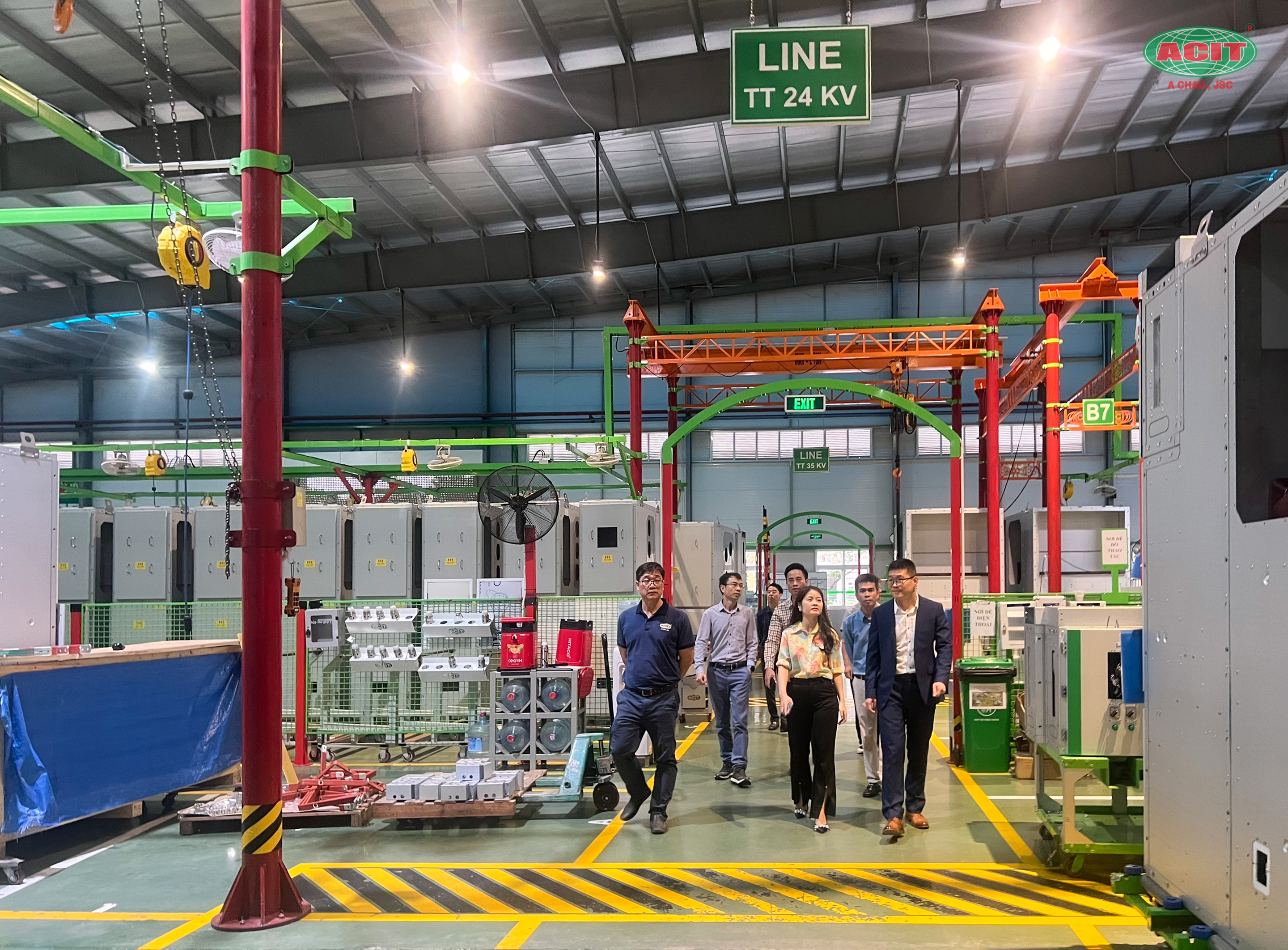 Acit welcomes the director of siemens energy transformer factory